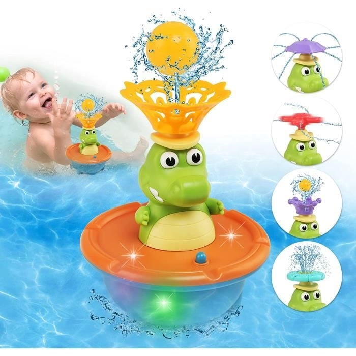Click here for Zonding Official Light Up Baby Bath Toy  Crocodile... prices
