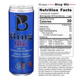 Bing Beverage Healthy Energy Drinks, Bing Blu, 12 oz (24 Pack ...