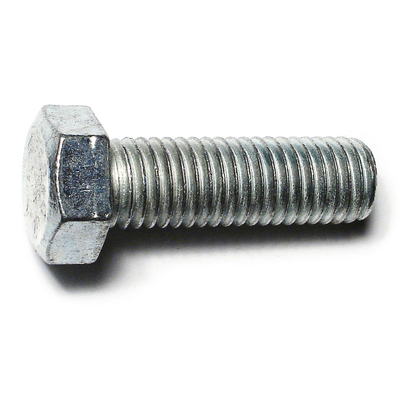 5/8"-11 x 2" Zinc Plated Steel Coarse Full Thread Hex Head Tap Bolts (25 pcs.) - Walmart.com