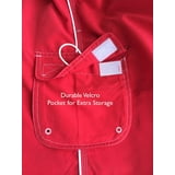 Officially Licensed Red LIFEGUARD? Men's Board Shorts Swim Trunks ...