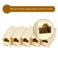 10Pcs Networking Ethernet Cable Joiner Coupler RJ45 CAT5 6 Extender ...
