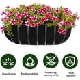 NOGIS Planter Basket Liners-3pcs 24 Inch Flower Basket Trough Liner ...