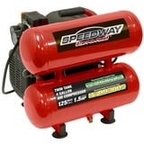 Speedway 4 Gallon Twin Stack Oil Lube Air Compressor (hose ...