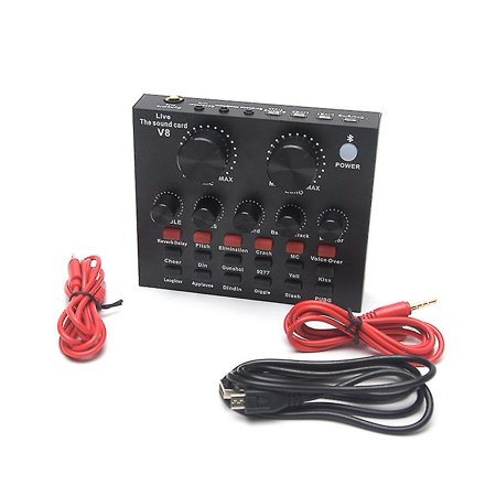 Cht-v8 Computer Headset Microphone Home Pc External Usb Audio Singing ...