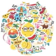 35pcs Tropical Stickers Stationery Funny Stickers Summer Stickers for ...