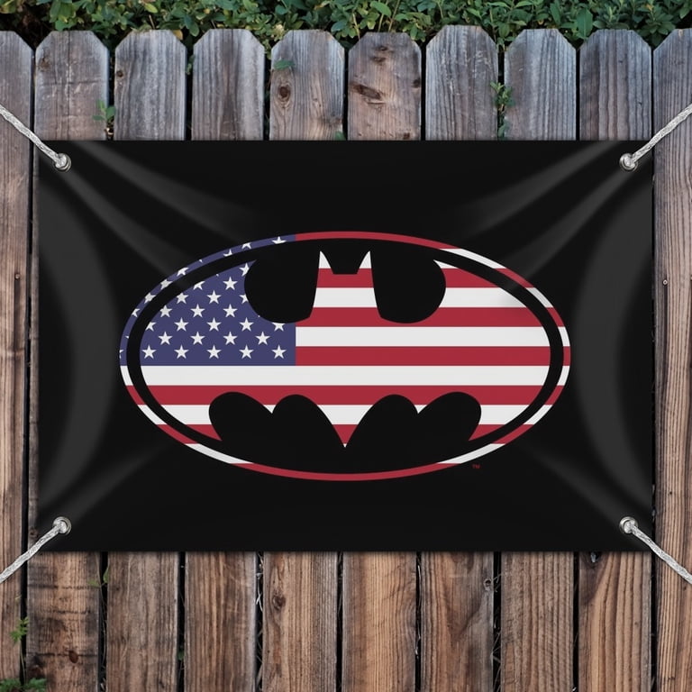 Batman American Flag And Flag