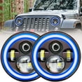 Automobile headlights,2pcs 7'' Round Tj Lj Cj With /turn Beam Tj Lj 7 ...