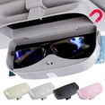 Agiufgs Car Visor Organizer ABS, Magnetic Side Storage & Multiple Card ...