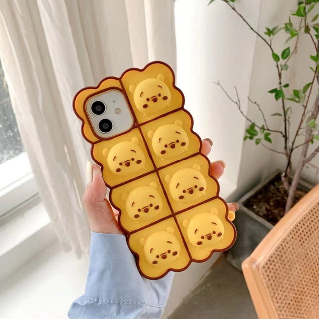 Stress Fidget Toys Push Bubble Phone Case For iPhone 13 11 12 Pro 6 7 8 ...