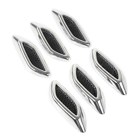 6pcs Car Fake Air Outlet Convenient Modified Side Air Vents Easy to ...
