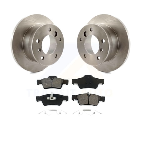 Transit Auto - Rear Disc Brake Rotors And Semi-Metallic Pads Kit For ...