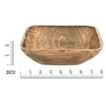 Functional Square Shaped Mango Tree Wood Serving Dish or Fruit Bowl ...