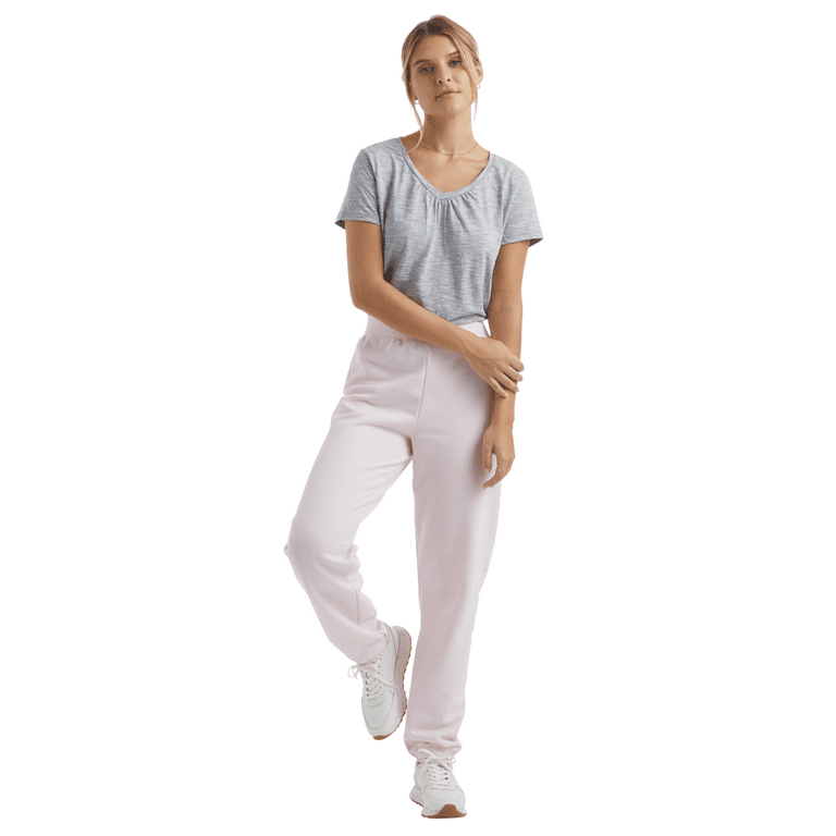 Hanes EcoSmart Women's Fleece Sweatpants, Cinched Cuffs, 30 Hanes EcoSmart Women's Fleece Sweatpants, Cinched Cuffs, 30