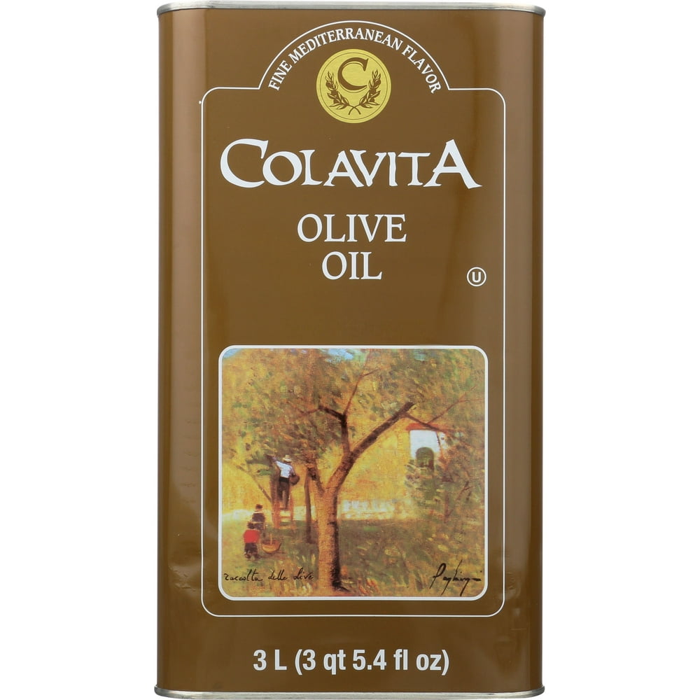 Colavita Olive Oil, 3Lt (101.4oz) Tin - Walmart.com - Walmart.com