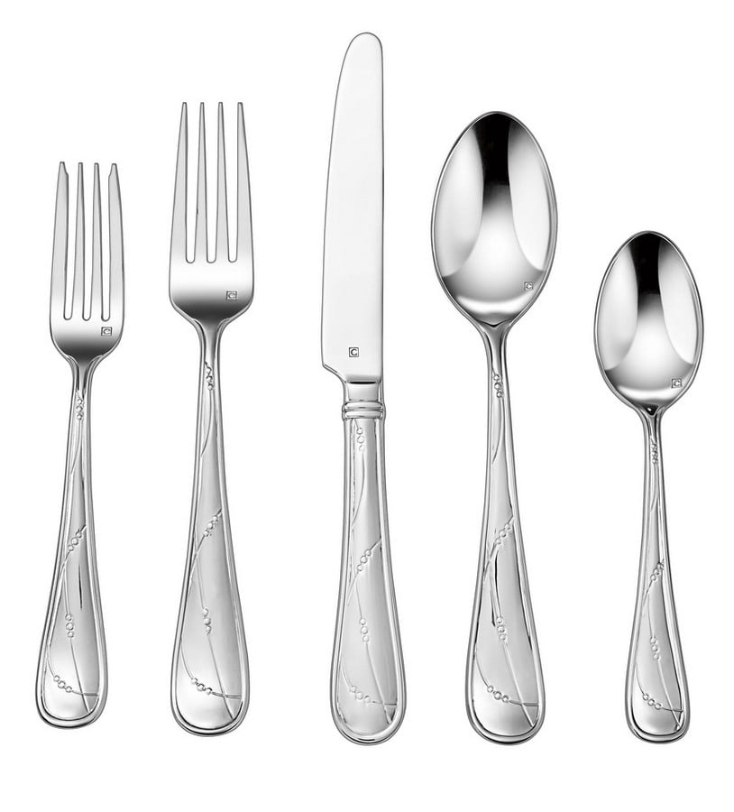 Cuisinart Elite™ Evires 20-Piece Stainless Steel Flatware Set - Walmart.com