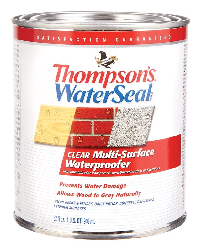 Thompsons Waterseal 24104 Quart Water Seal Multi-Surface Waterproofer ...
