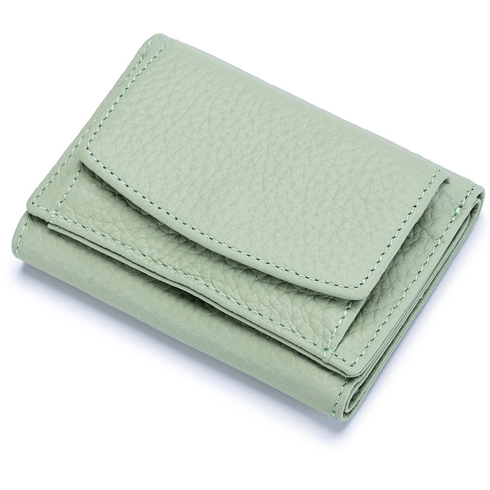 Small leather wallet, RFID coin bag wallet - Walmart.com