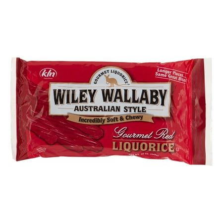 Wiley Wallaby Licorice Candy Red, 12 Oz - Walmart.com