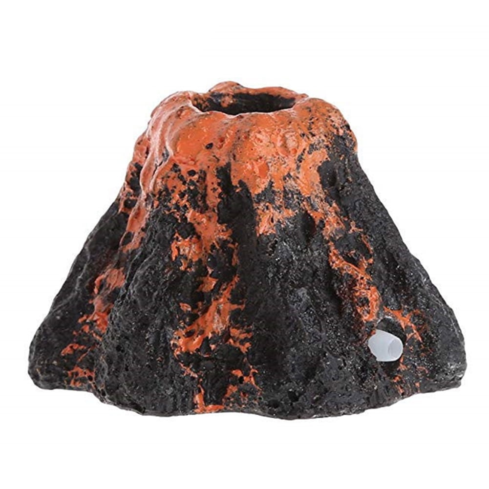 Fish Tank Volcano Shape Resin Air Bubble Stone Oxygen Pump Aquarium ...