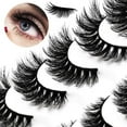 Cptfadh Individual Lashes Eyelash Clusters False Lashes with Color Faux ...