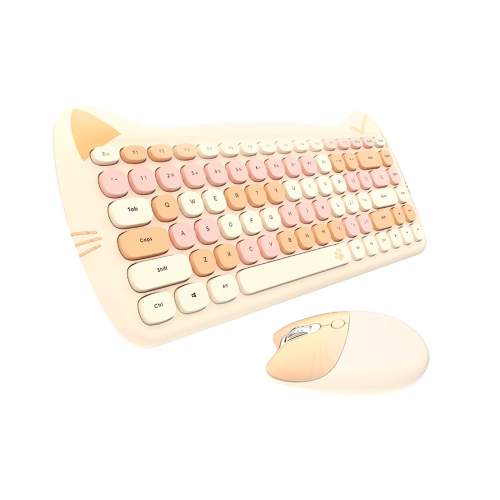 Wireless Keyboard Mouse Combo, GEEZER 2.4G Wireless, 84 Keys Membrane ...