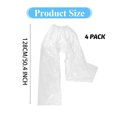 Triani 4Pcs Disposable Rain Pants Thickened Plastic Foot Wrapped ...