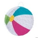 Fun Express Pool Party Beach Ball Multi-color Asymmetrical Birthday ...