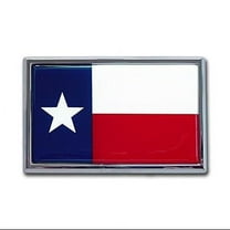 Elektroplate State of Texas Flag Shape with Color Chrome All Metal ...