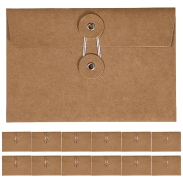 Eease A4 Kraft Paper Envelope File Bag Document Organizer - Walmart.com