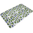 Bathroom Rugs Non Slip Washable - Cute Grape Dark Blue Kitchen Mats for ...