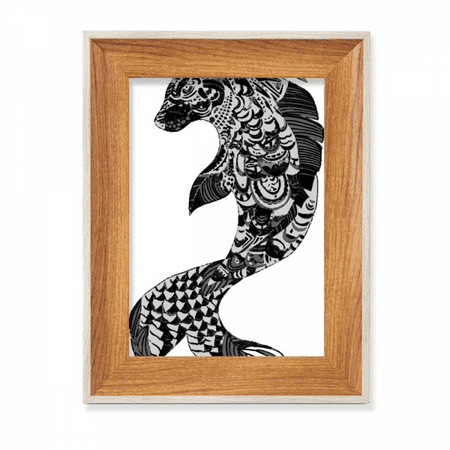 China Masterpiece Mountains Rivers Drawing Desktop Wooden Photo Frame ...