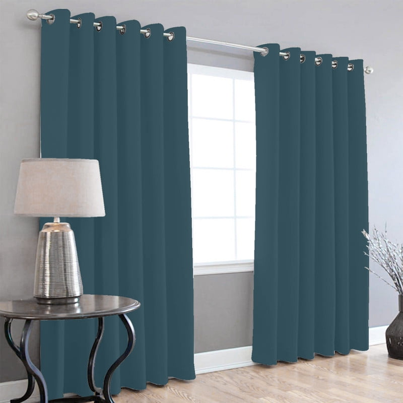 Cortinas Blackout 275cm Ancho X 215cm De Largo En 2 Paneles, 100% ...
