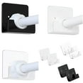 NEXAVKPR 2pcs Sturdy Acrylic Shower Rod Brackets Accessory for Easy ...