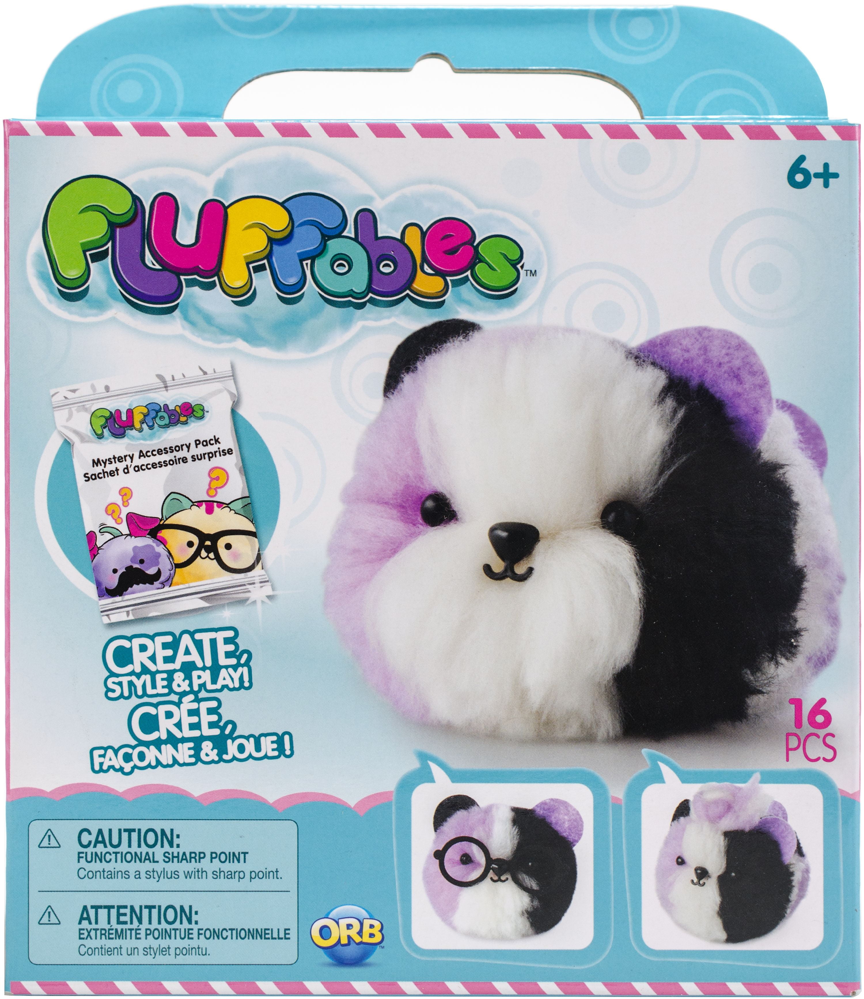 The Orb Factory Make Your Own Fluffables Kit-Plum - Walmart.com