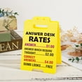 Answer Desk Rates Warning Style Sign, Funny Office Decoration for ...