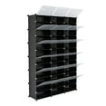 12-Tier Portable 72 Pair Shoe Rack Organizer – 36 Grids Tower Shelf ...