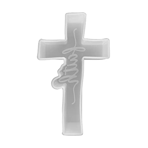 Faith Cross Silicone Mold | Size 2.25" Wide x 4" Long x .8" Deep ...
