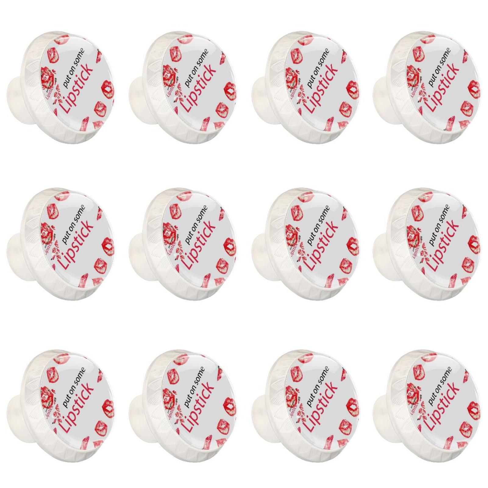 12 Pcs Lip Knobs for Kitchen Cabinet Cupboard Dresser Bookcase Drawer ...
