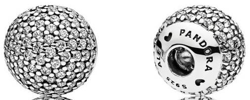 PANDORA - Authentic Pav? Open Bangle Caps, Clear CZ 796481CZ - Walmart ...