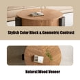 Noble House Lira 33" Round Coffee Table with Hidden Storage, Sturdy ...