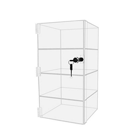 Marketing Holders Locking Showcase Cabinet with 3 Shelves plus bottom ...