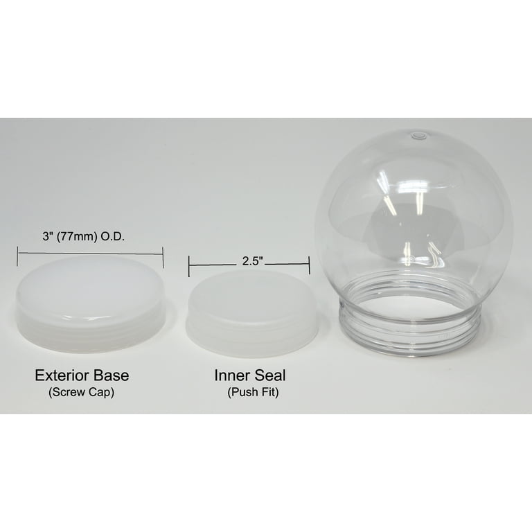 Empty Snow Globe Jars