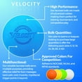 Velocity Lacrosse Balls – 12 Pack – Official Size, NFHS & College ...