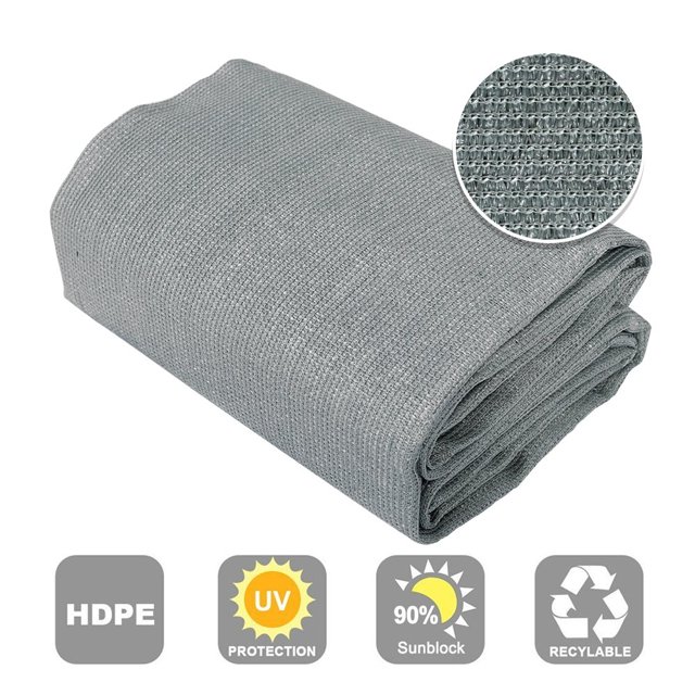 Shatex Outdoor Shade Cloth Block 90% Sun Shade for Pergola/Patio/Porch ...