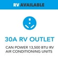 Pulsar 4000-Watt Super Quiet Gas Powered Inverter Generator with CO ...