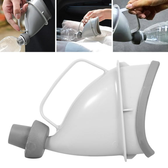 2X Unisex Portable Potty Pee Funnel Adult Emergency Urinal Device ...