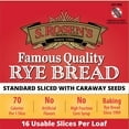 S.Rosens Rye with Caraway Seeds Bread, 16 oz. Fresh Loaf - Walmart.com