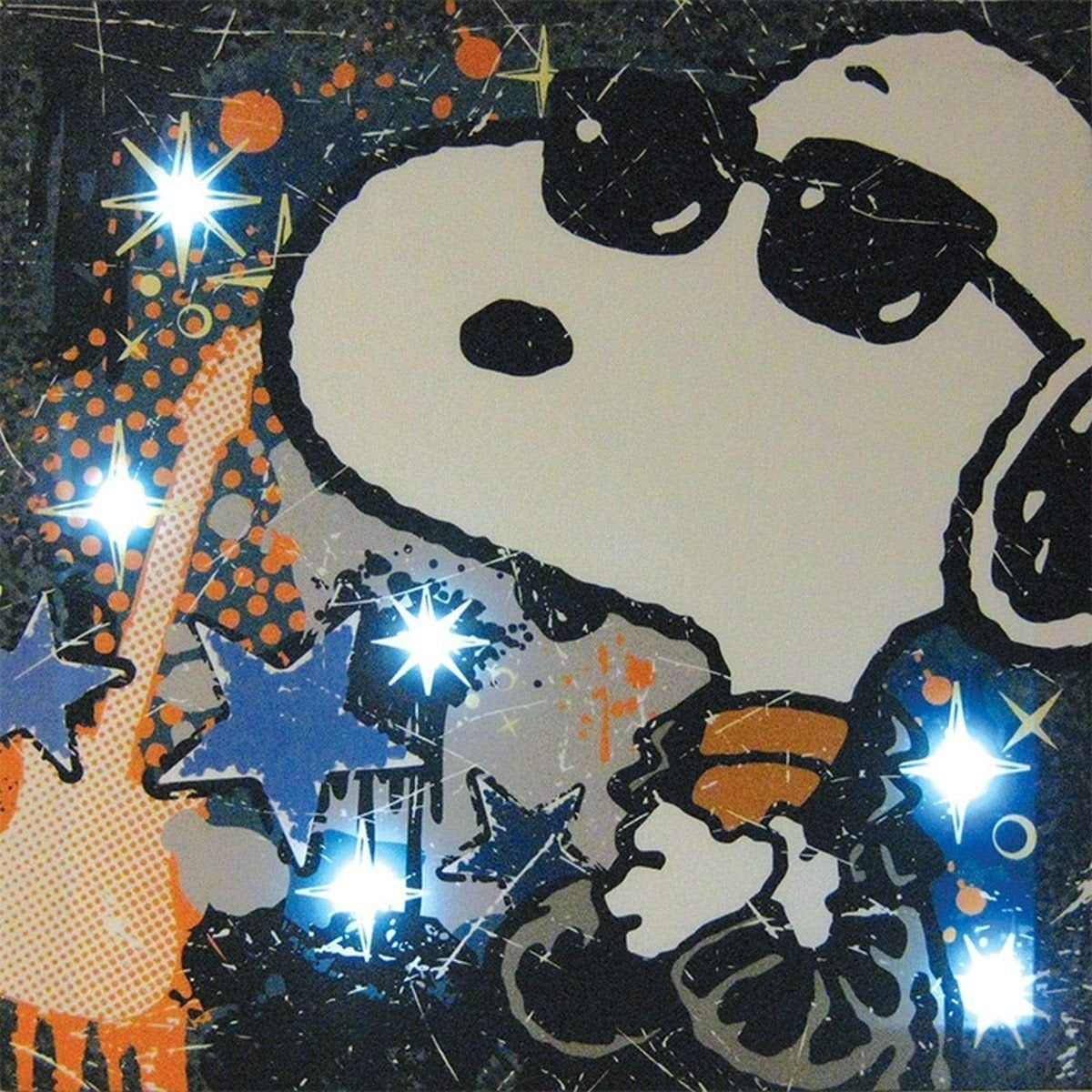 Peanuts Snoopy Joe Cool 15" x 15" Lighted Canvas Wall Art #24457 ...