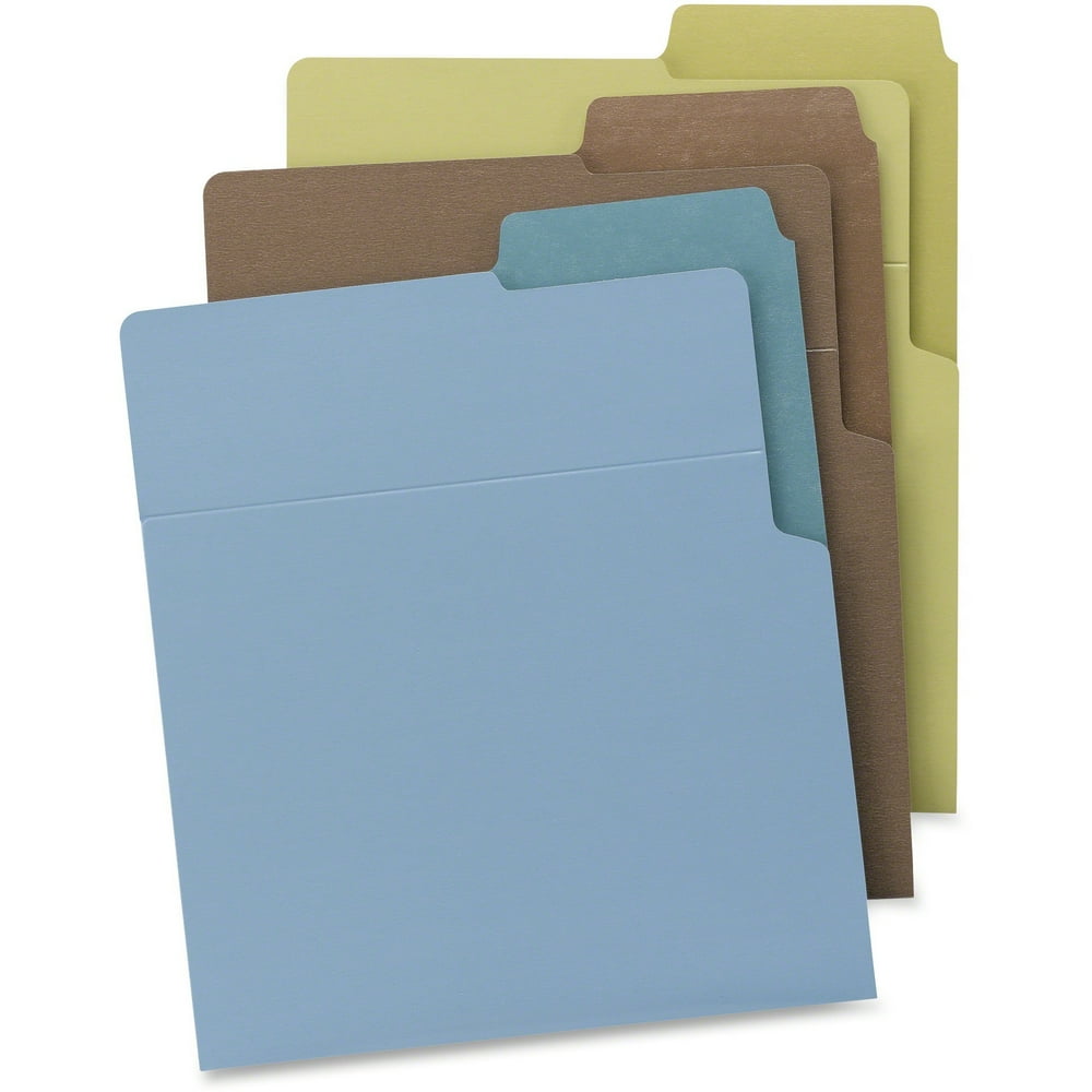 Smead Heavyweight Vertical Folders, Earth Tones, 6/PK (75405) - Walmart ...