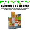 Minecraft LED Decor, Building Block Lamp with 16 Light Blocks, Game ...
